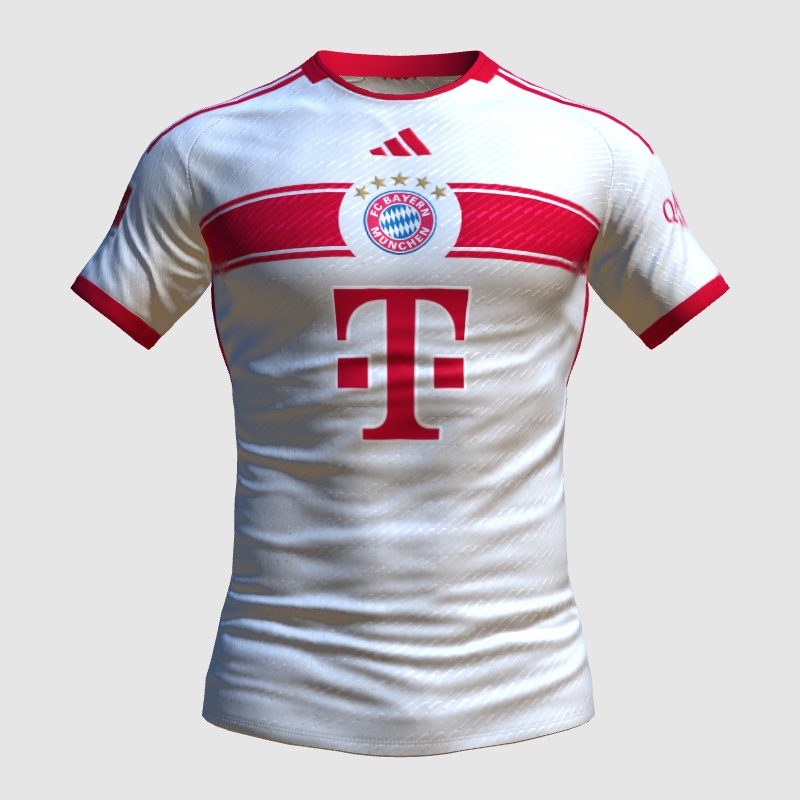 Bayern München white home concept #4 - FIFA Kit Creator Showcase