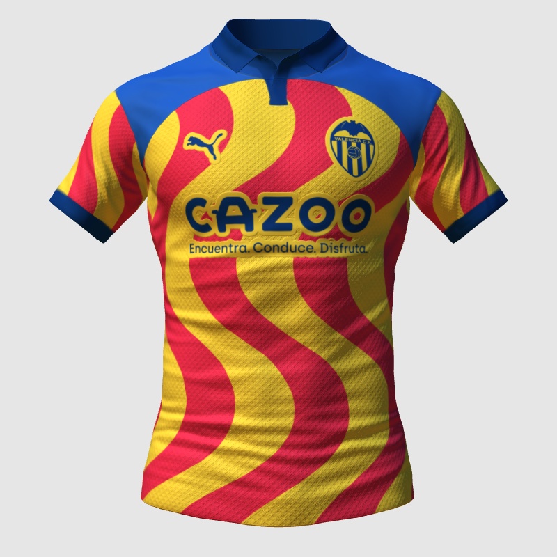 Valencia away 23-24 concept - FIFA Kit Creator Showcase