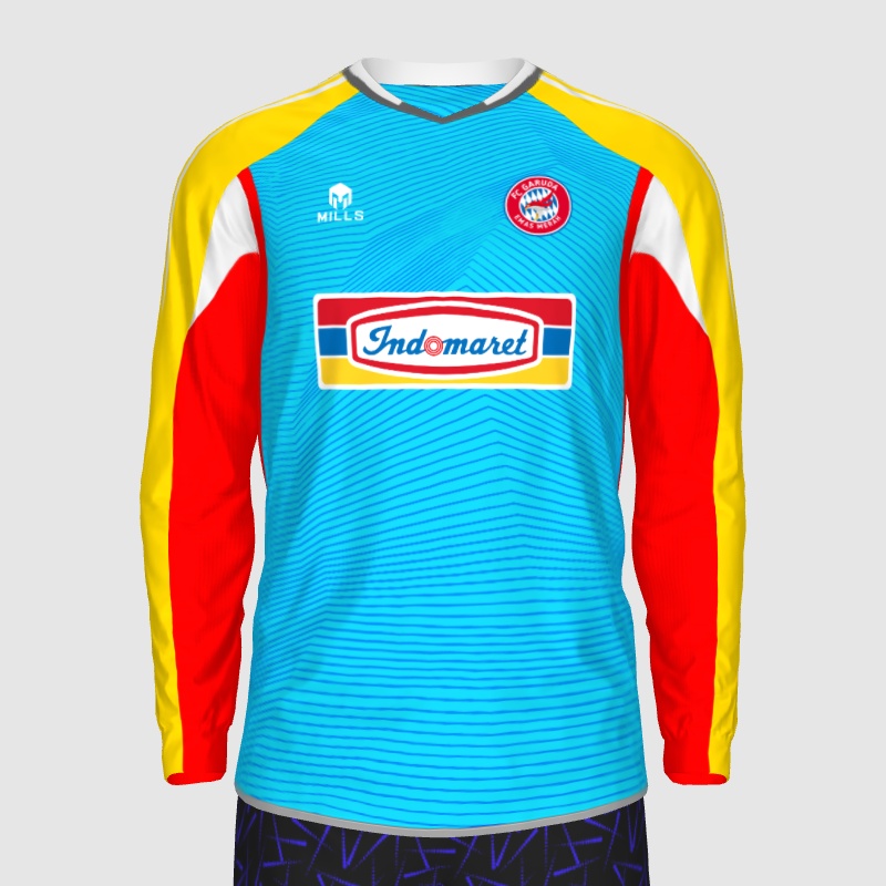 Home Jersey FC Garuda Emas Merah - FIFA 23 Kit Creator Showcase