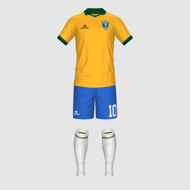 Brazil 1986 Home - FIFA Kit Creator Showcase