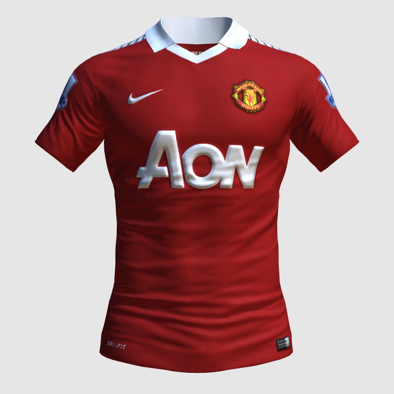 Manchester United 2009-2010 Vidic 15 Retro Jersey - FIFA Kit Creator ...