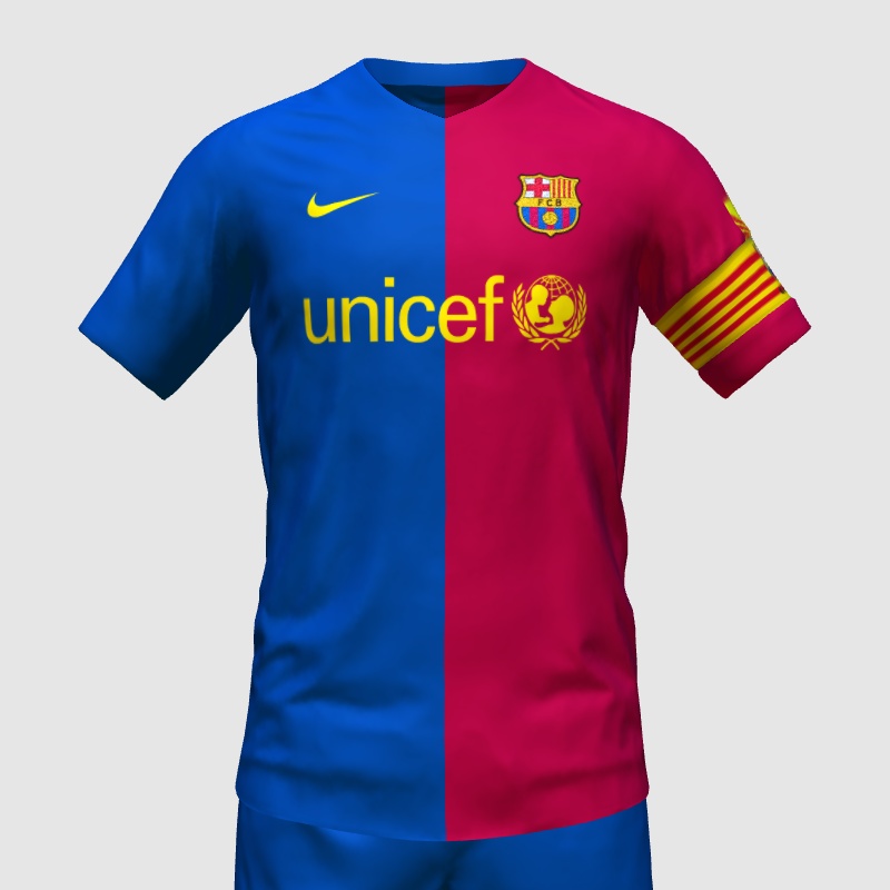 FC Barcelona Home Kit 2008-2009 - FIFA Kit Creator Showcase
