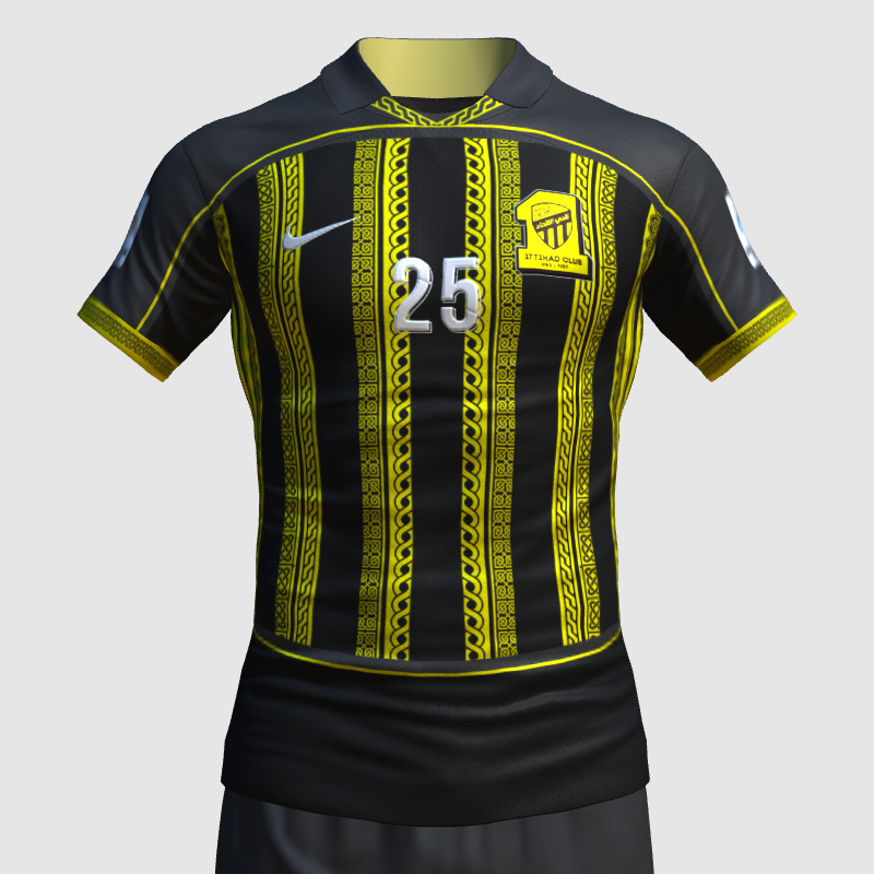 Al Ittihad Home Nike Concept - FIFA Kit Creator Showcase