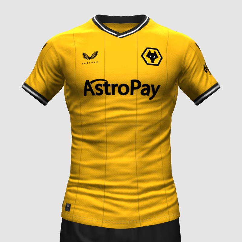 Wolves Home Kit 2023/24 - FIFA Kit Creator Showcase