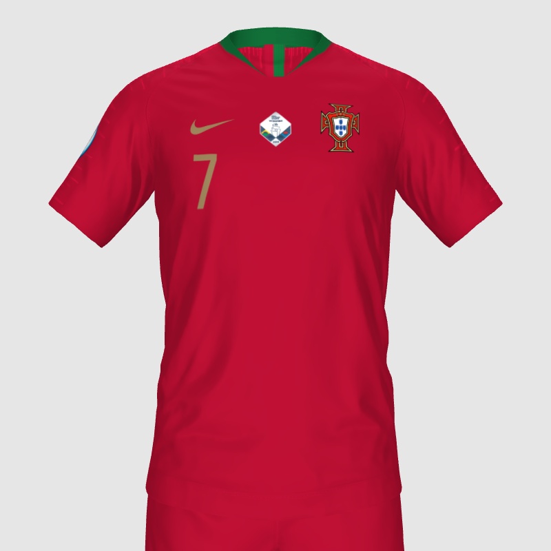 Portugal Home Kit 2020 (Euro 2020 Qualifications) - FIFA Kit Creator ...