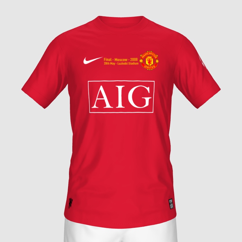 Man Utd UCL Final 2008 Kit - FIFA Kit Creator Showcase