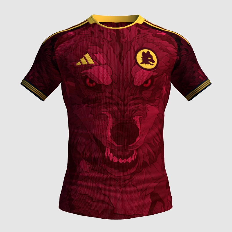 AS Roma - Home 2024 - FIFA Kit Creator Showcase