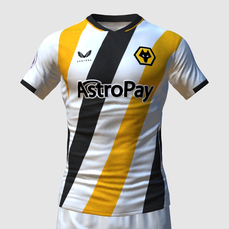 Wolves Away kit - FIFA Kit Creator Showcase