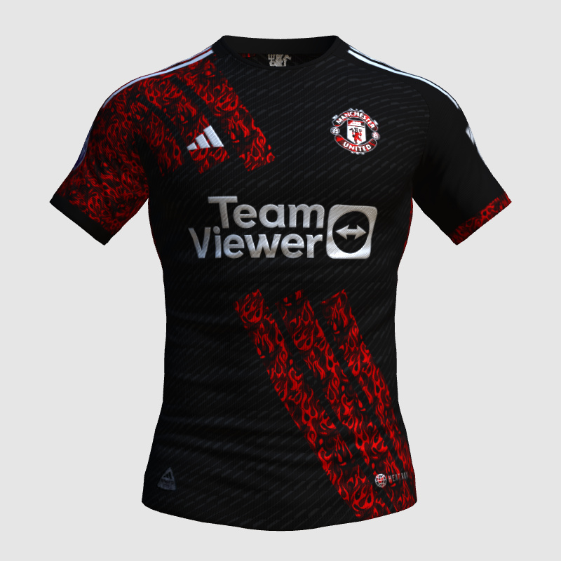 Manchester United "Flames" 4th - FIFA Kit Creator Showcase