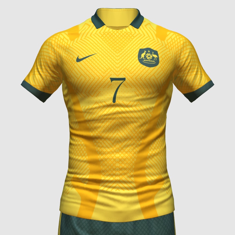 Australia Home Kit 2023 Fifa 23 Kit Creator Showcase