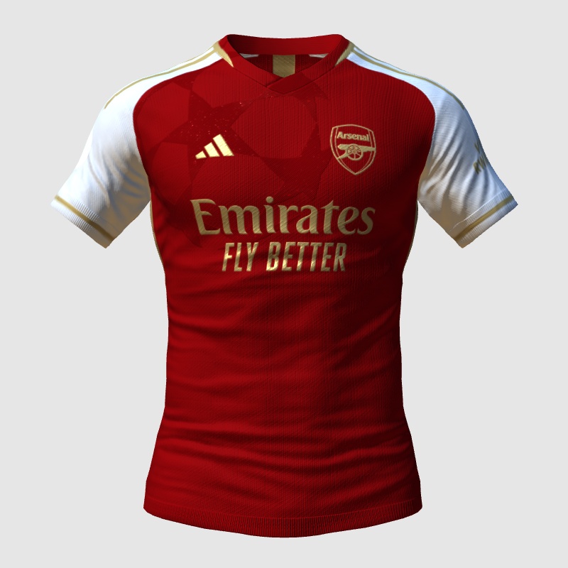 Arsenal UCL Home Kit Concept - FIFA Kit Creator Showcase