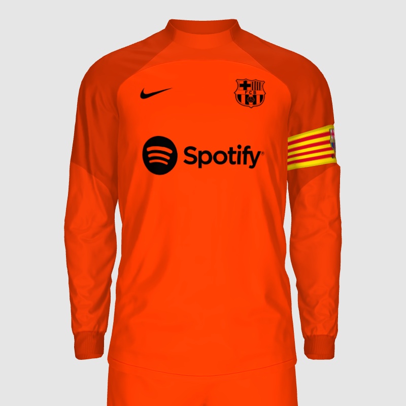 Barcelona 2022 23 Orange Gk Kit FIFA Kit Creator Showcase, 50% OFF