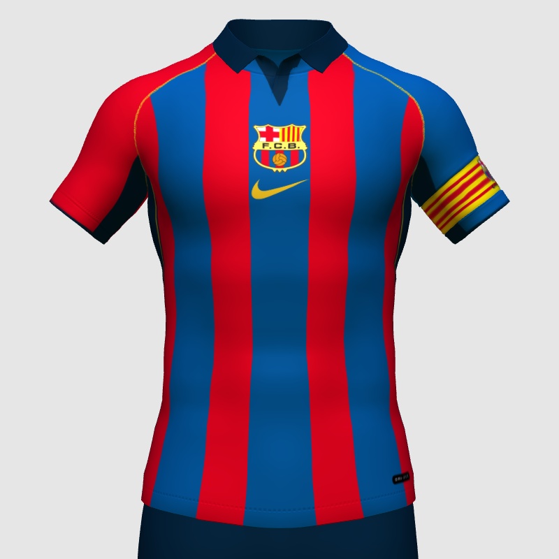 FC Barcelona Home Kit 2001-2002 - FIFA Kit Creator Showcase