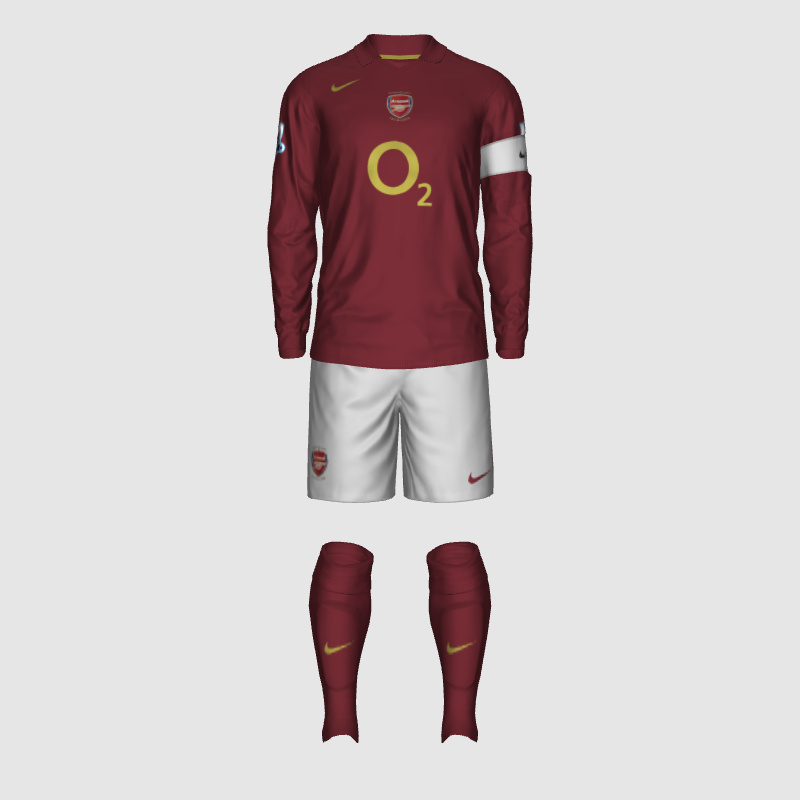 Arsenal 05/06 - Home - FIFA Kit Creator Showcase