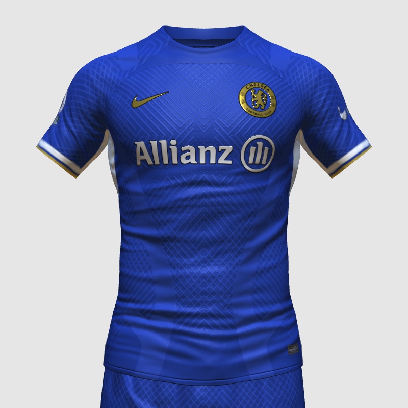 Chelsea Home kit 23/24 X Allianz - FIFA Kit Creator Showcase