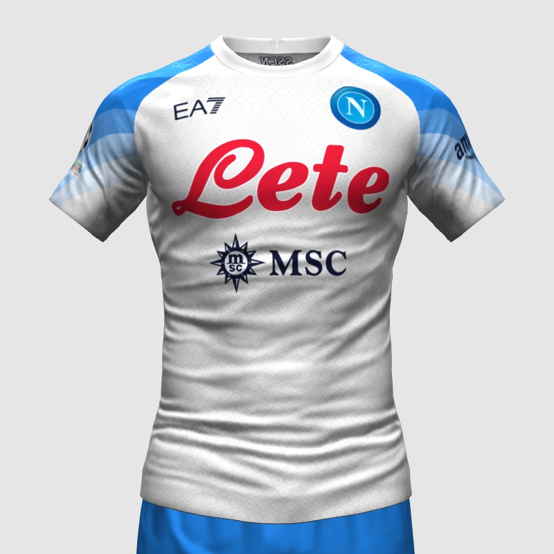 OFFICIAL 22/23: Napoli x EA7 Away - FIFA Kit Creator Showcase