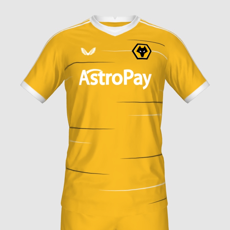 Wolves Home Kit 2.0 - FIFA Kit Creator Showcase