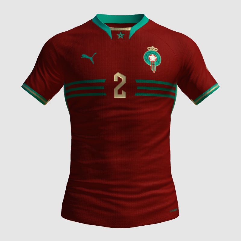 Morocco Home Kit concept 24/25 - FIFA 23 Kit Creator Showcase