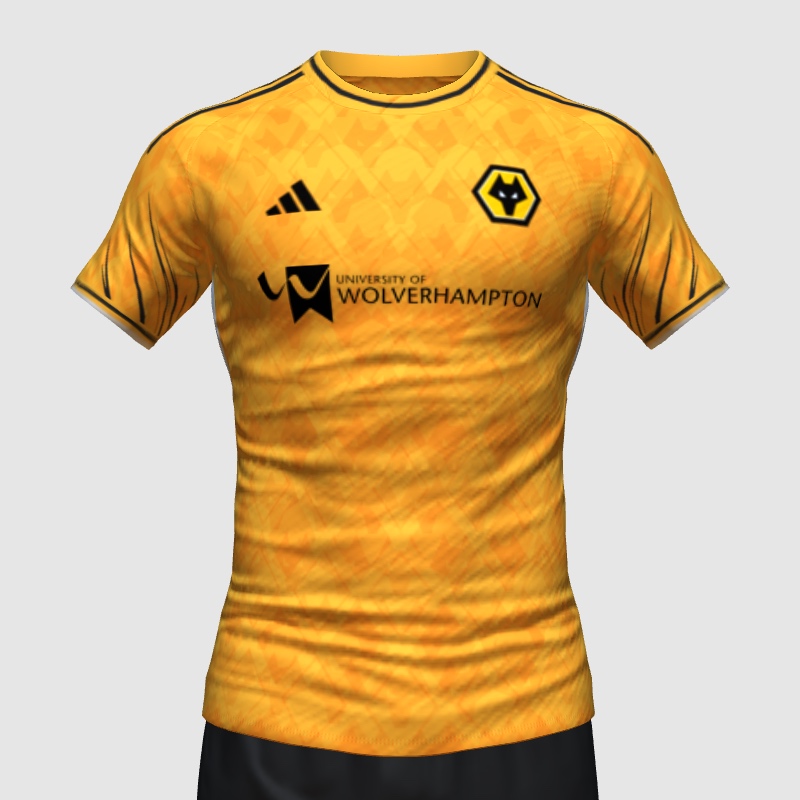 Wolves 23/24 Home Kit - FIFA Kit Creator Showcase