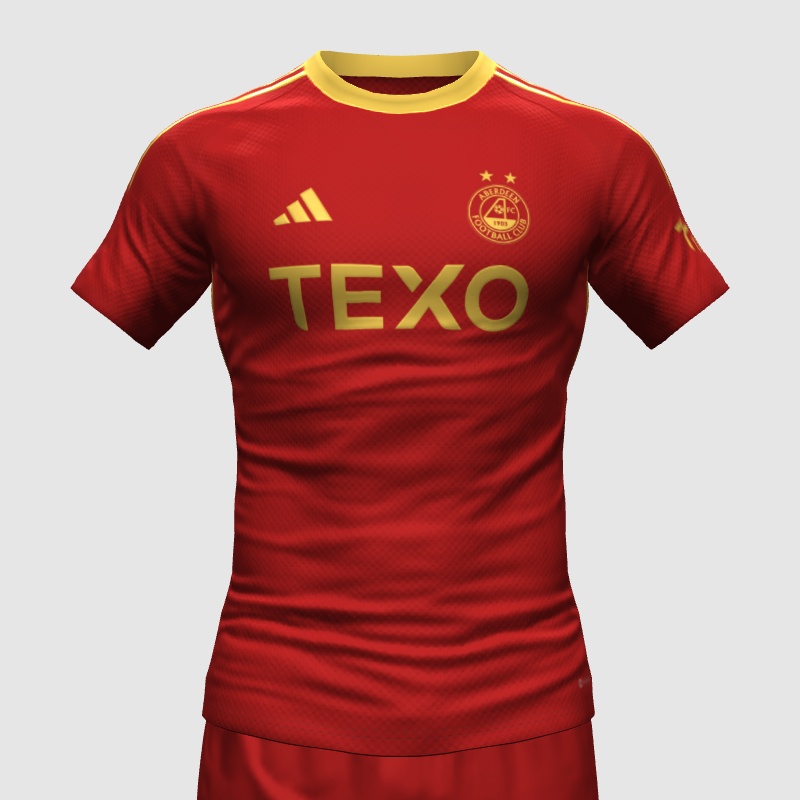Aberdeen Home Kit 2023-24 - FIFA 23 Kit Creator Showcase