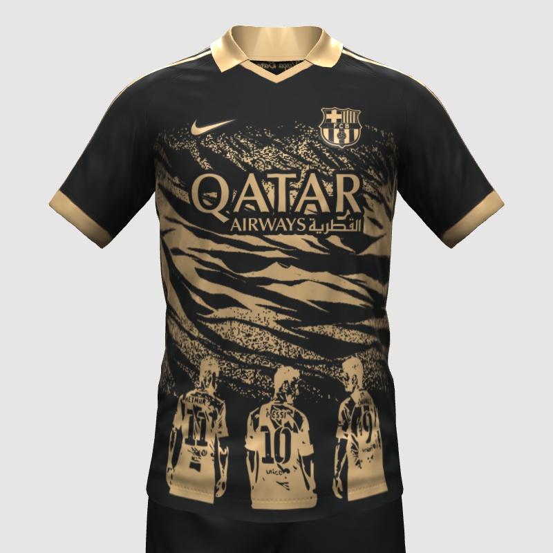Barcelona MSN era special edition Jersey - FIFA Kit Creator Showcase