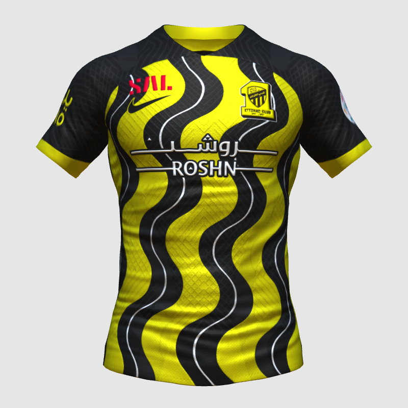 Al Ittihad FC 2023/24 home concept kit - FIFA Kit Creator Showcase