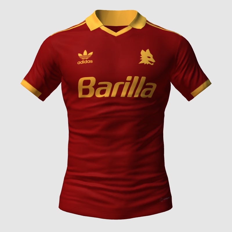 Roma X Adidas Retro - FIFA Kit Creator Showcase