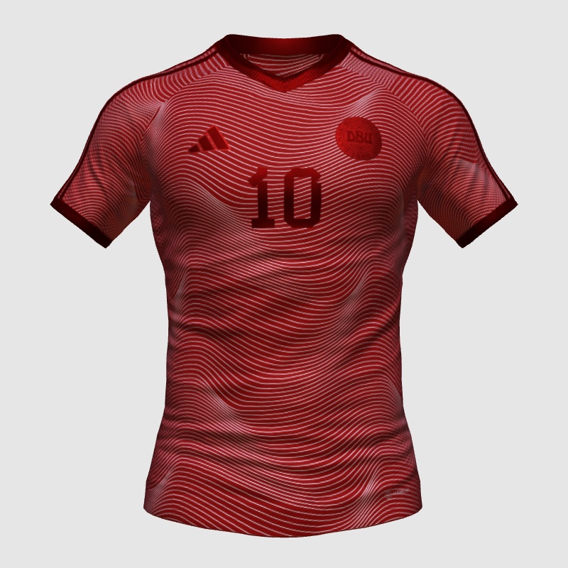 Denmark home kit concept - FIFA 23 Kit Creator Showcase