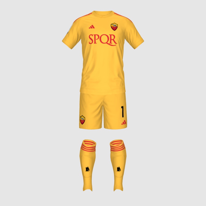 as roma 23-25 gk - FIFA Kit Creator Showcase