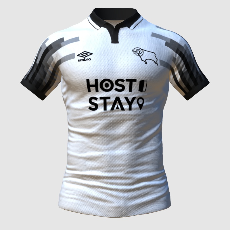 Derby County home kit concept - FIFA Kit Creator Showcase