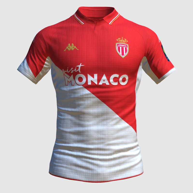 Monaco X Kappa / Home / Concept - FIFA Kit Creator Showcase