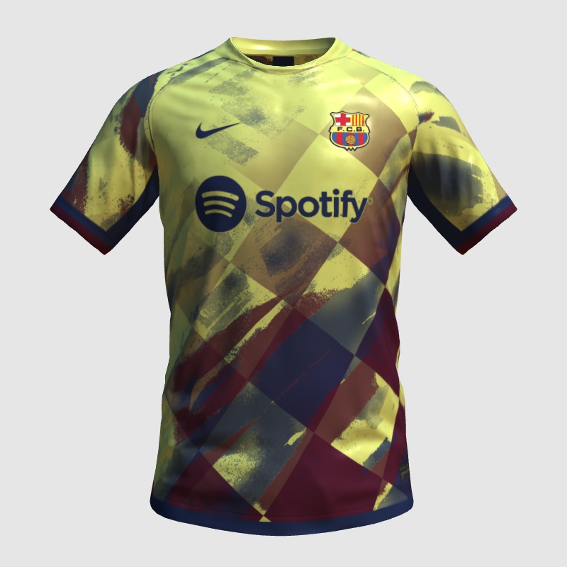 Barca 2nd kit concep - FIFA 23 Kit Creator Showcase