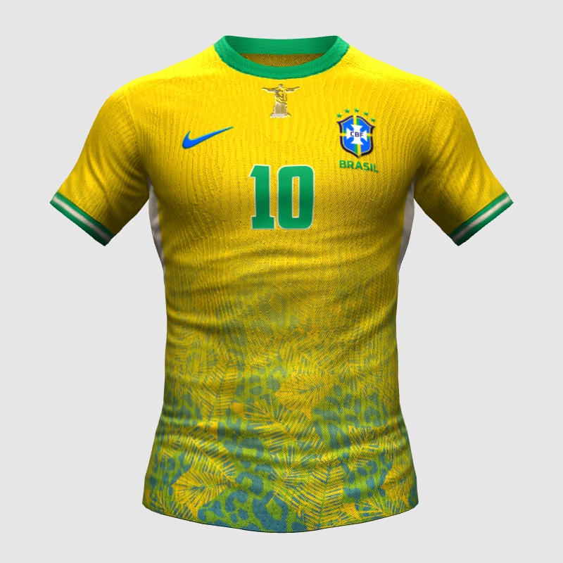 Brazil "Christ the Redeemer" Home Concept Kit - FIFA Kit Creator Showcase