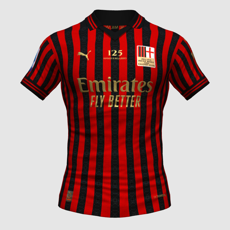 AC Milan 125 Years Home - FIFA Kit Creator Showcase