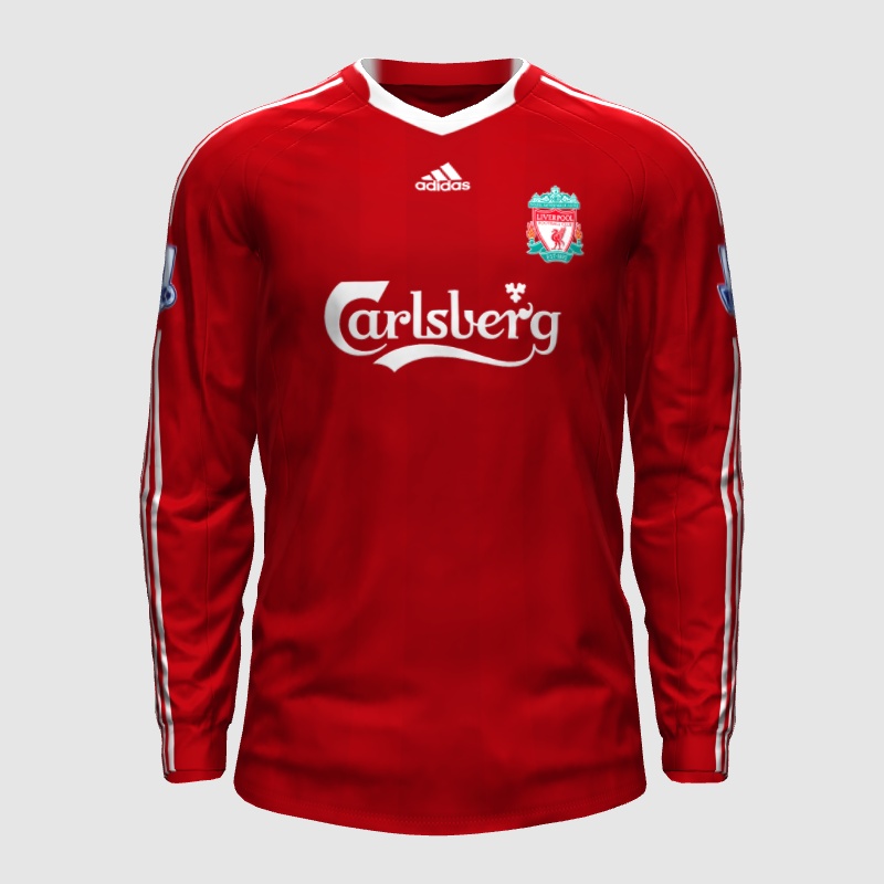 Liverpool x Adidas home kit 2008/2010 - FIFA Kit Creator Showcase
