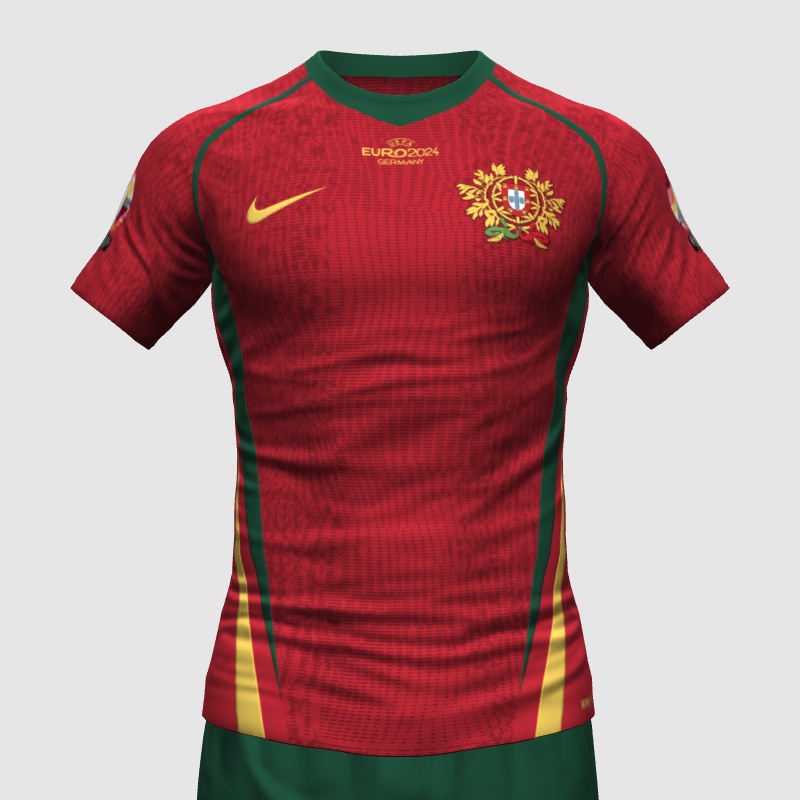 Euro 24' x Seiko x Portugal Home Kit - FIFA Kit Creator Showcase