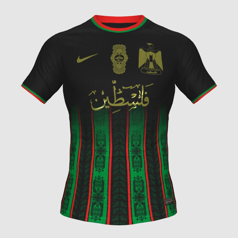 Palestine - Away 2025 (concept) v2 - FIFA Kit Creator Showcase