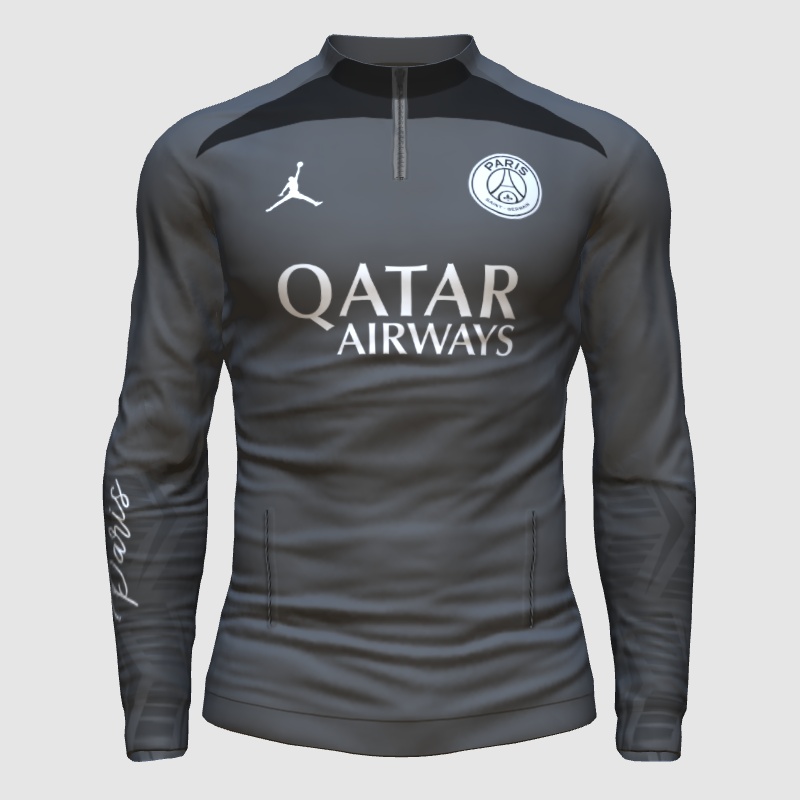 PSG grey training tracksuit 23/24 - FIFA Kit Creator Showcase