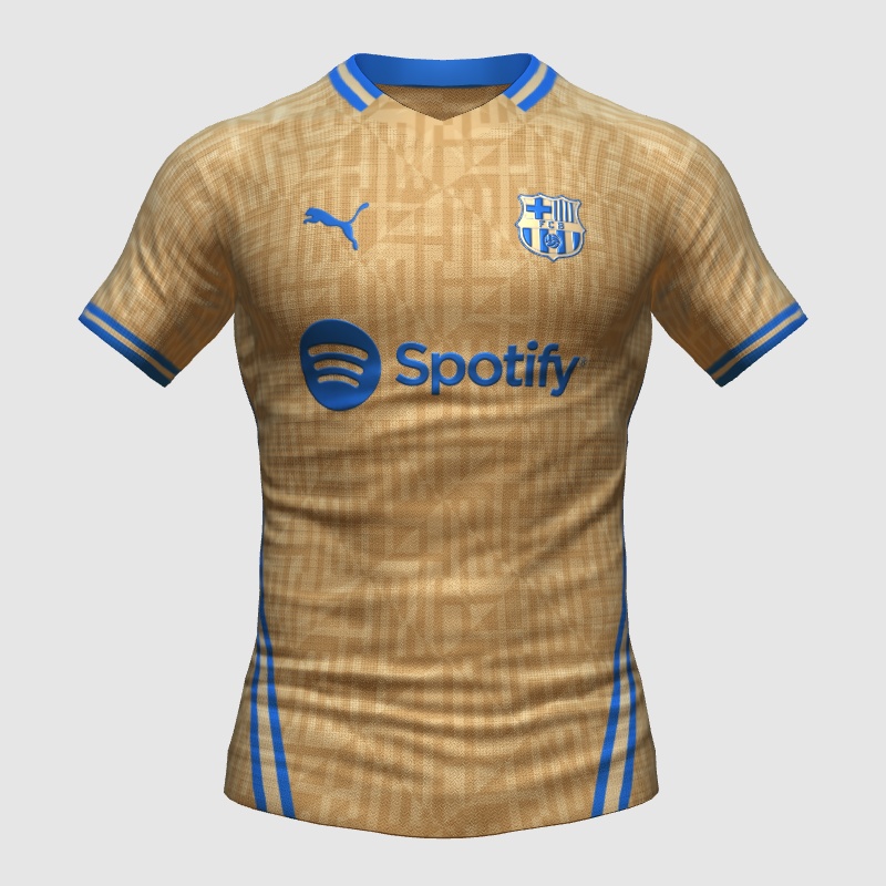Barcelona Third x Puma "TeamGoal" V2 - FIFA 23 Kit Creator Showcase