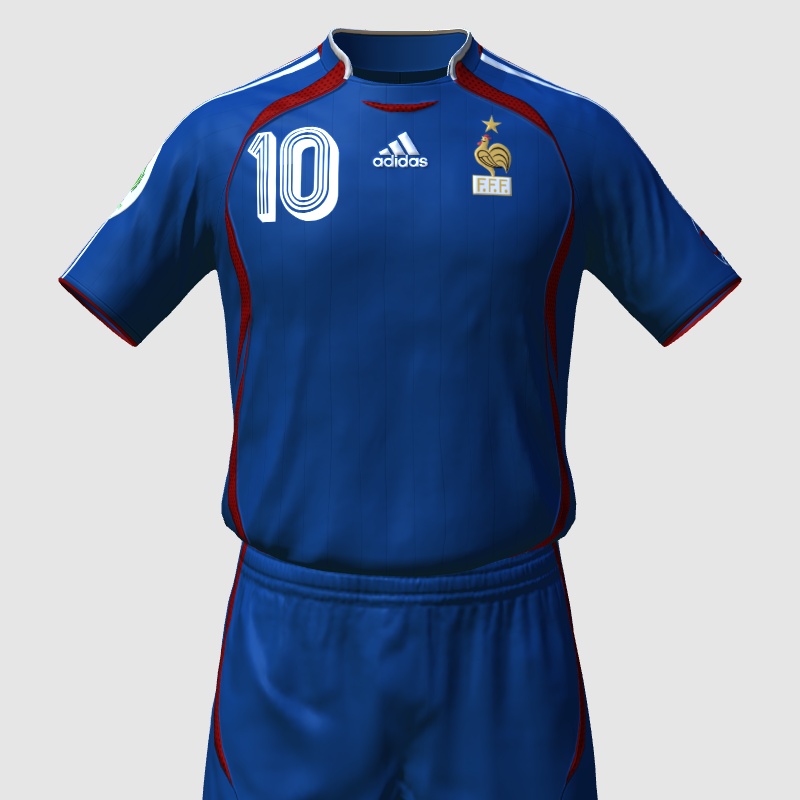 2006 Adidas & France Home - FIFA Kit Creator Showcase