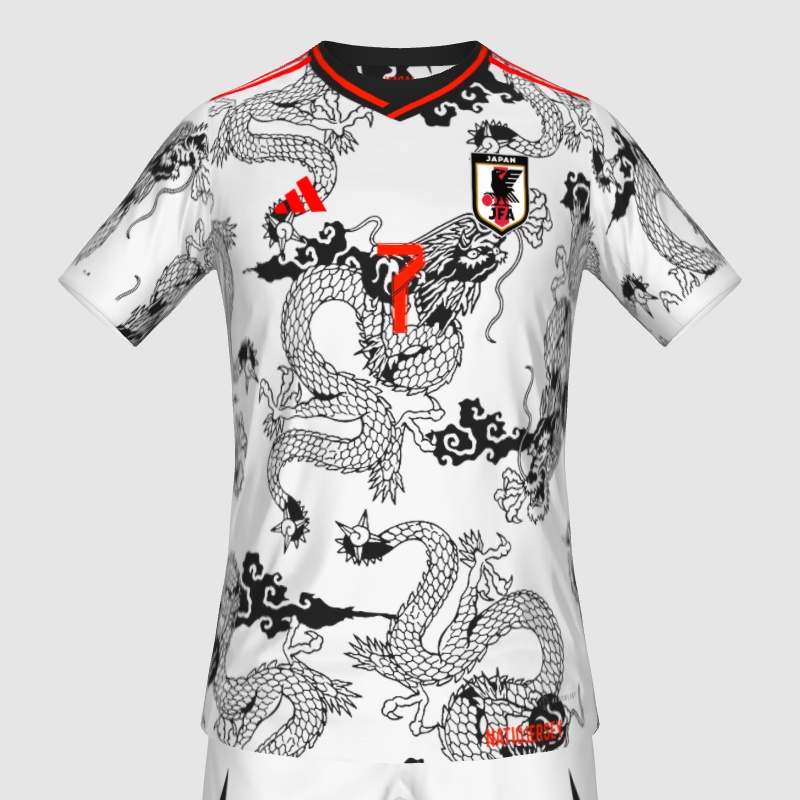 Japan Football National kit X Dragon - FIFA Kit Creator Showcase