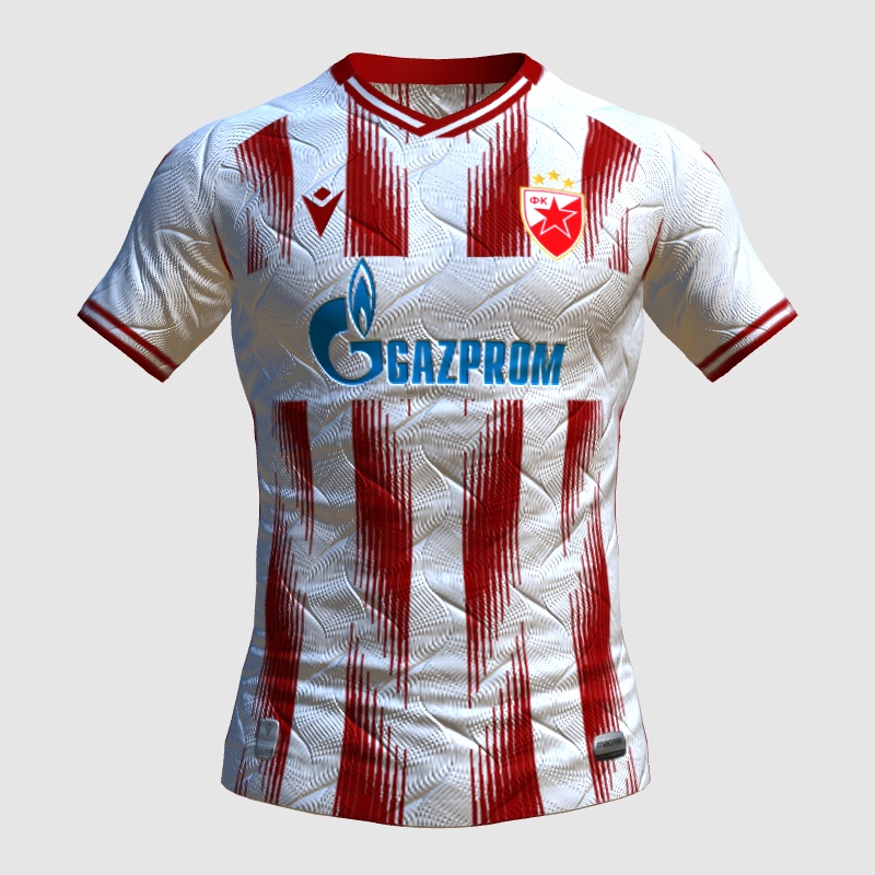 Crvena Zvezda-Red Star Belgrade Home - FIFA Kit Creator Showcase