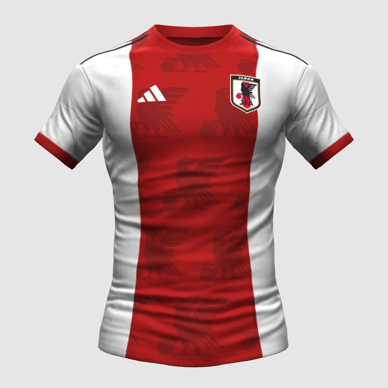 Japan x Ajax - Logo inspired Away kit - FIFA 23 Kit Creator Showcase