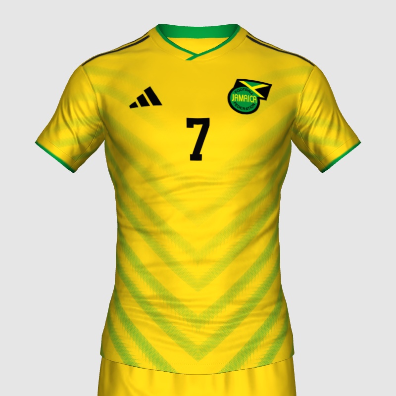 Jamaica Home Kit Concept - FIFA Kit Creator Showcase