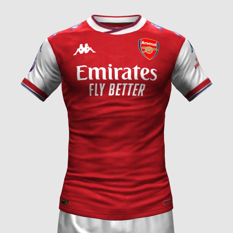 Kappa Arsenal home kit concept - FIFA Kit Creator Showcase