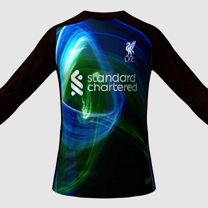 Liverpool "neon" GK kit - FIFA Kit Creator Showcase