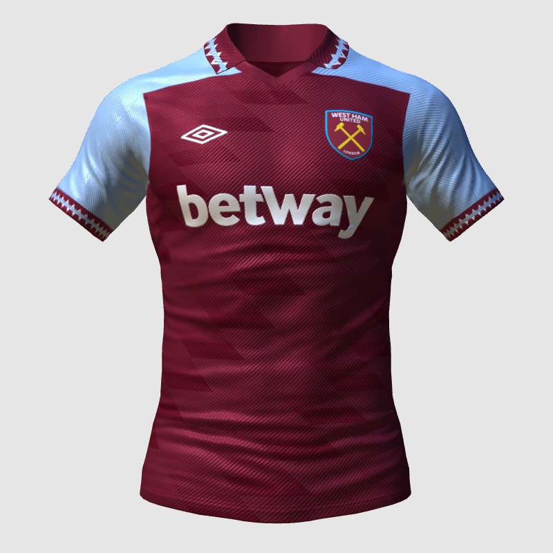 West Ham United home kit concept - FIFA Kit Creator Showcase