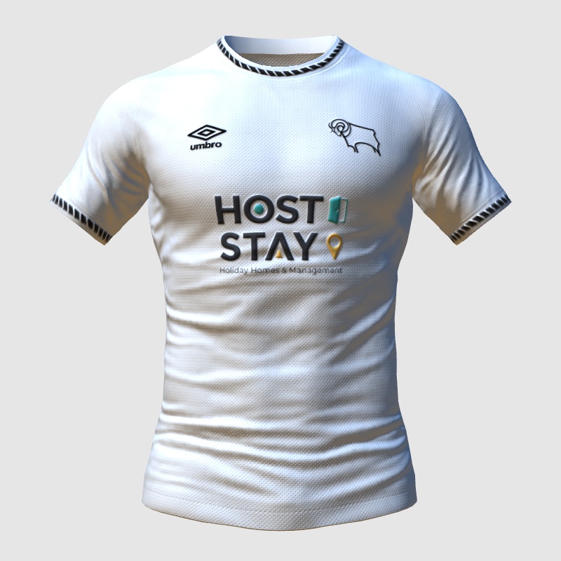 Derby County 24/25 Home Kit - FIFA Kit Creator Showcase