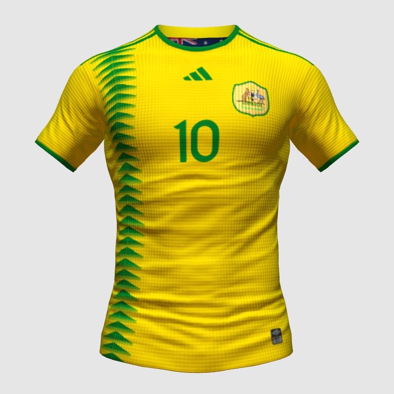 Australia 2024-25 Home Kit - FIFA Kit Creator Showcase