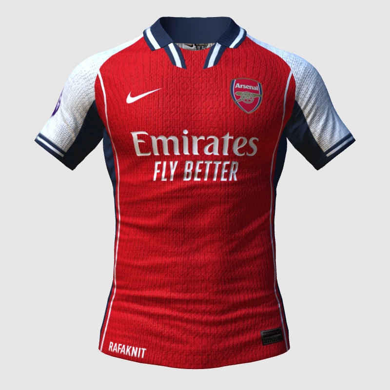 Arsenal Nike 90's Polo Collar - Rafaknit24 - FIFA Kit Creator Showcase
